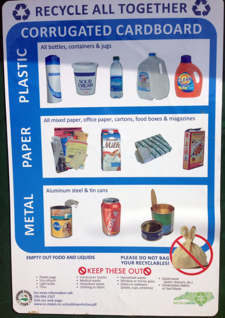 Commingled recycling – Into the Woods