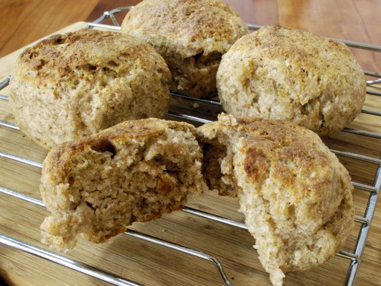 Stone ground whole wheat biscuits – Into the Woods
